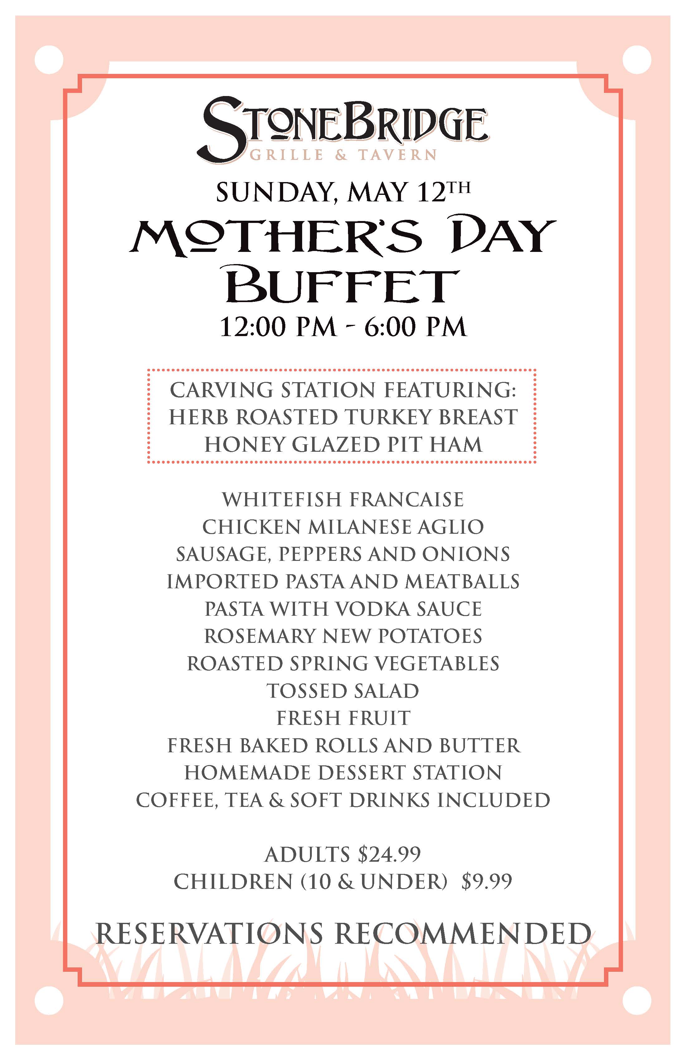 Welcome to StoneBridge Grille & Tavern